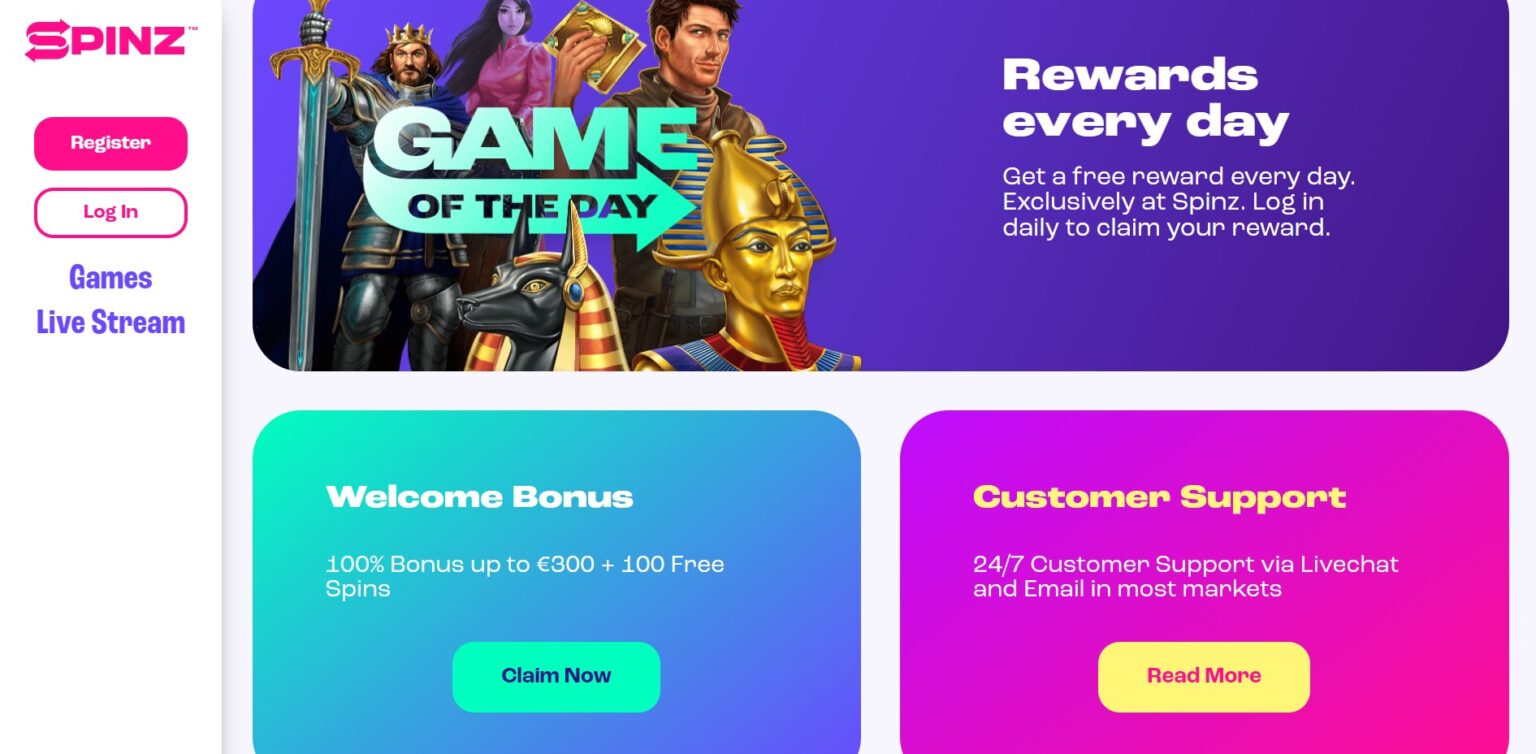 Spinz Casino: Hanki Eksklusiivinen Bonus