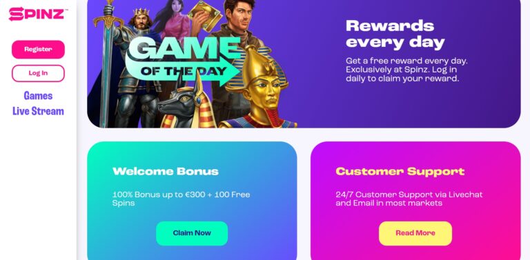 Spinz Casino: Hanki Eksklusiivinen Bonus